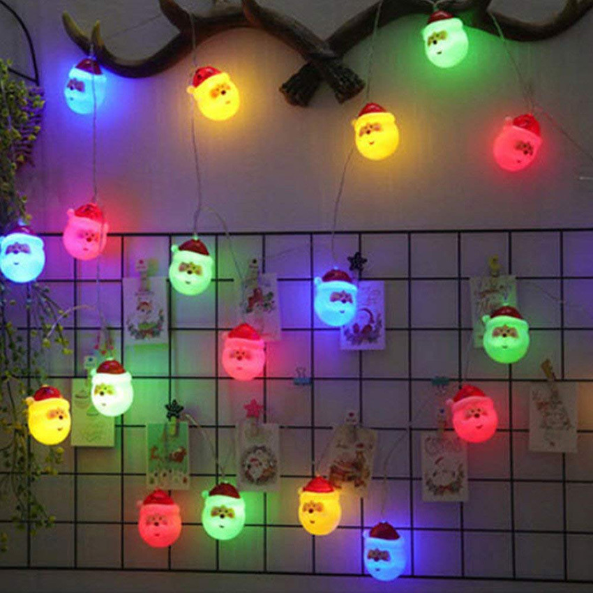 Lovely Santa Claus LED String Lights Waterproof Christmas Tree ...